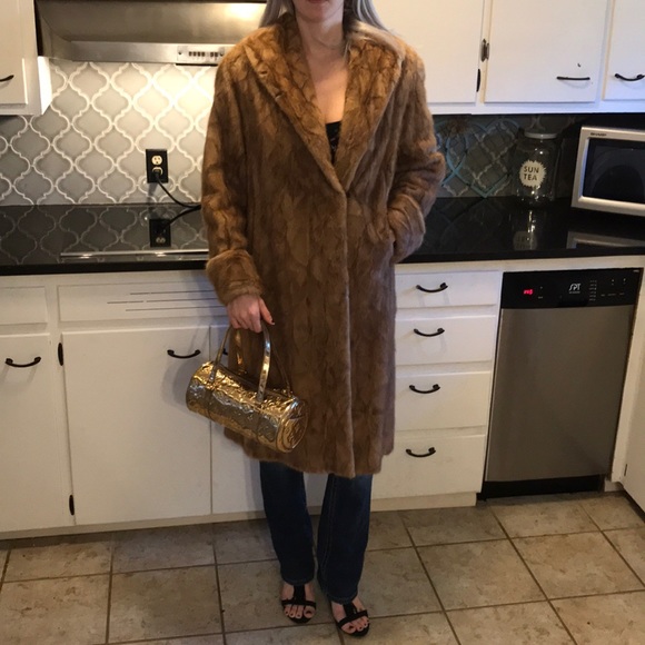 Vintage | Jackets & Coats | Vintage Mink Fur Full Length Coat Authentic ...